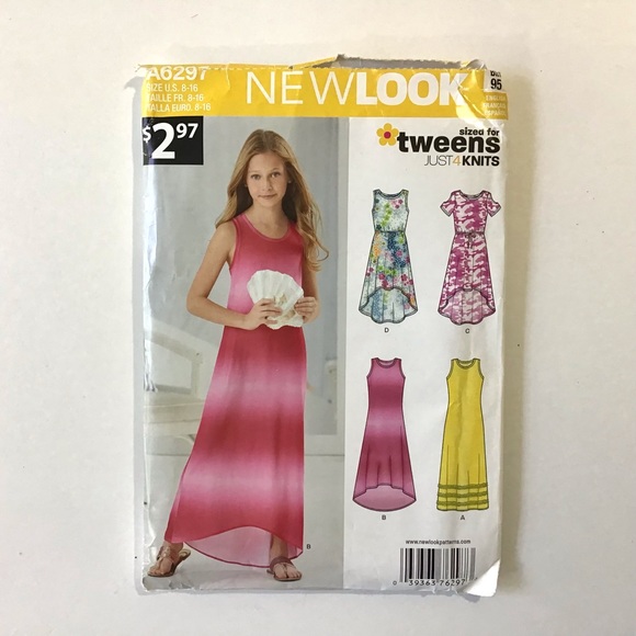 New Look | Office | New Look Sewing Pattern 6297 Tween Girl Sizes 86 ...